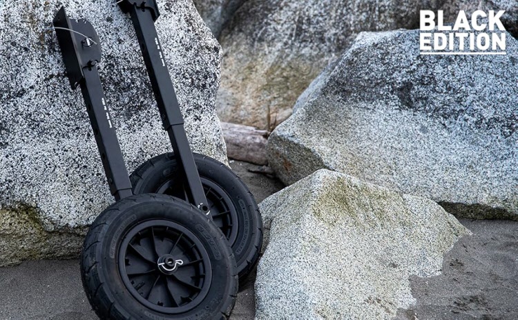 Deluxe Boat Launching Wheel System, Black Military Edition