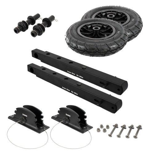 Deluxe Boat Launching Wheel System, Black Military Edition