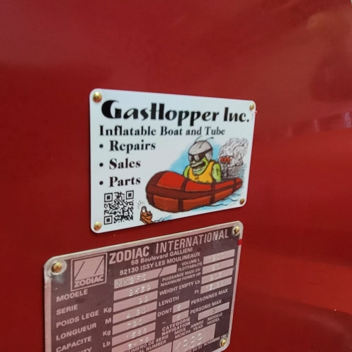 Reproduction Zodiac Mark 2 Transom 1996 and Older