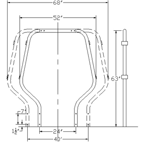 Single Loop Roll Bar Arch - SIB